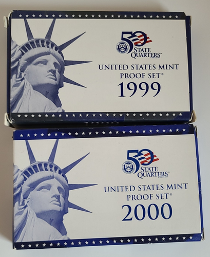 1999 & 2000 US Mint 50 State Quarters Sealed Proof Sets | eBay