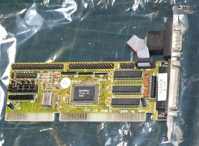 Goldstar Prime 2C Multi-I/O controller 16-bit ISA card for vintage 286 ...
