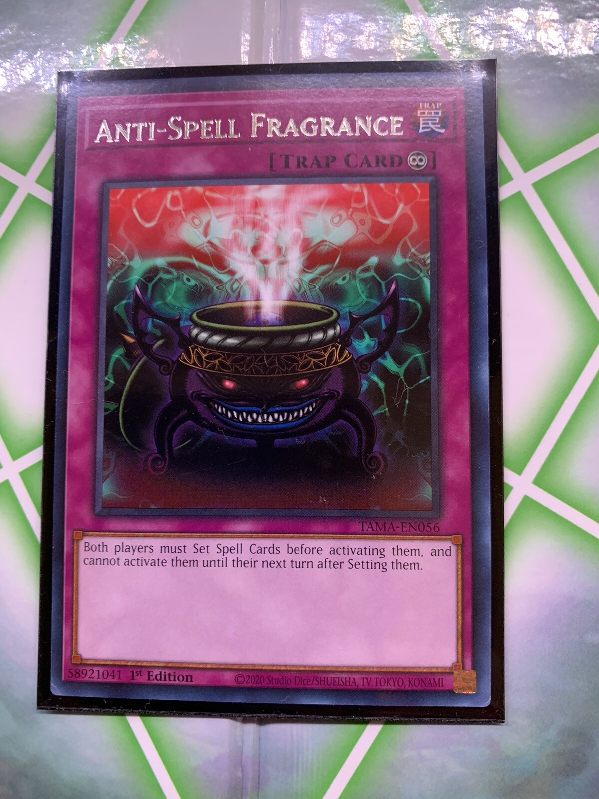 ANTI-SPELL FRAGRANCE TAMA-EN056 1ST ED TACTICAL MASTERS YUGIOH (RARE ...
