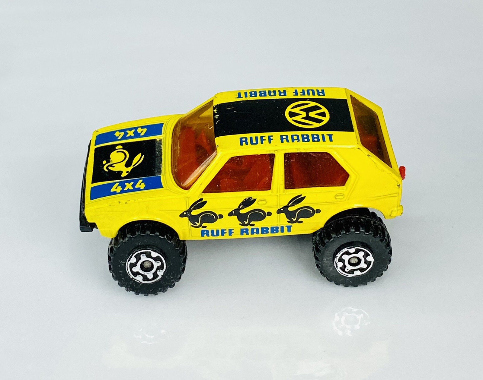 Vintage 1981 Matchbox ROMPING RABBIT VW RUFF RABBIT 4X4 Yellow ...