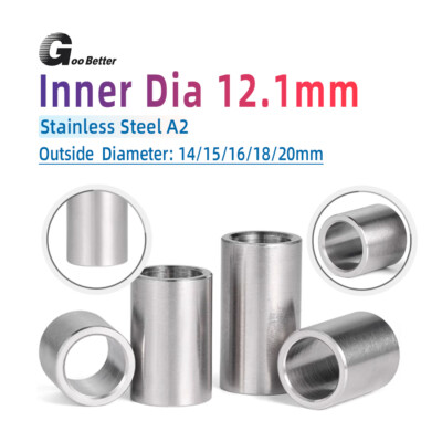 M12 Stainless Steel Spacers Standoffs Bushes All Diameter Lengths ...