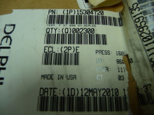 Delphi 15304720 Qty of 250 per Lot TERMINAL | eBay