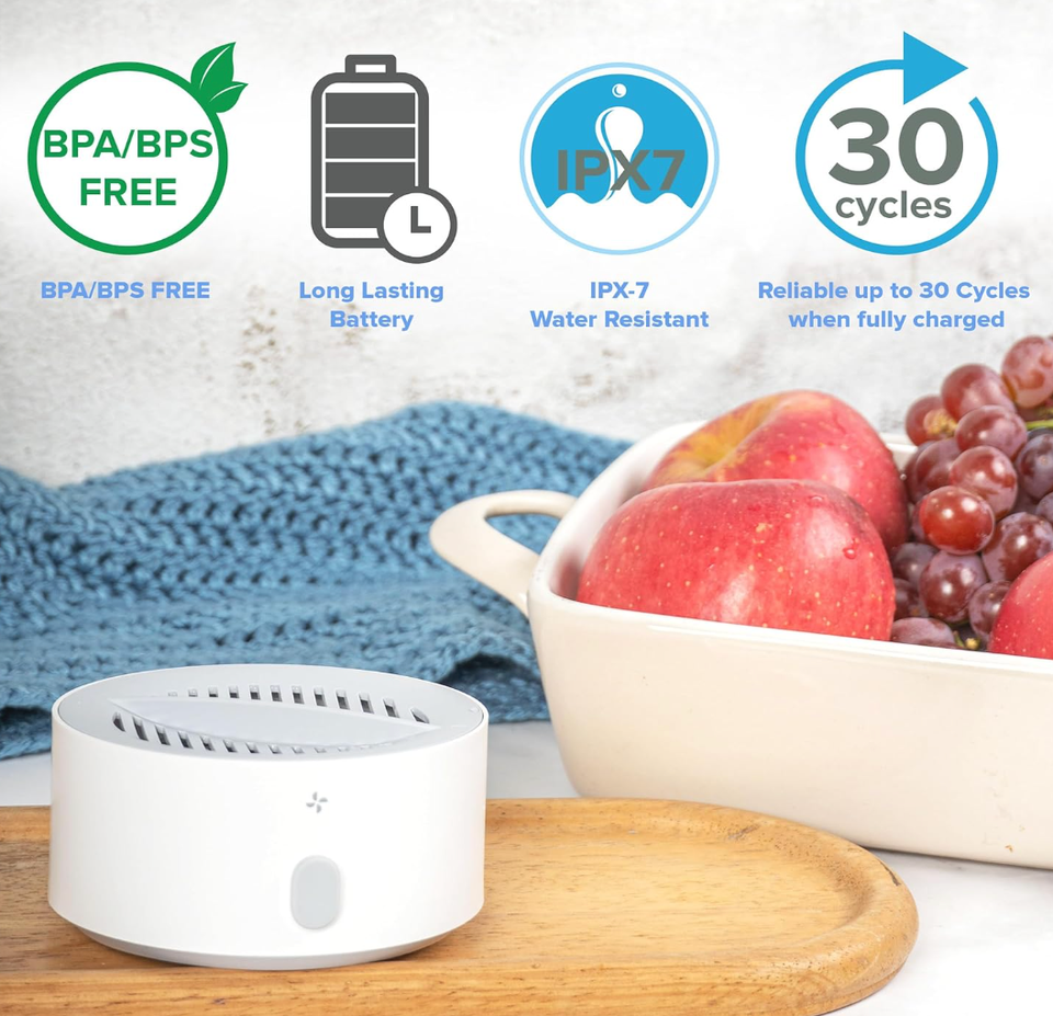 NEW AquaPure Produce Purifier USB Rechargeable | eBay