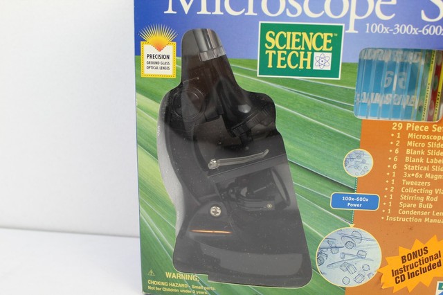 Science Tech Microscope Set 100x 300x 600x for sale online | eBay