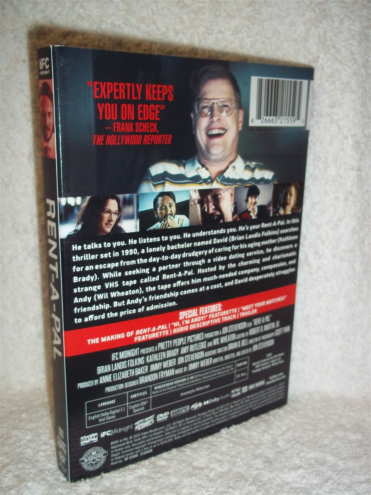 Rent-A-Pal (DVD, 2021) Brian Landis Folkins Kathleen Brady computer ...