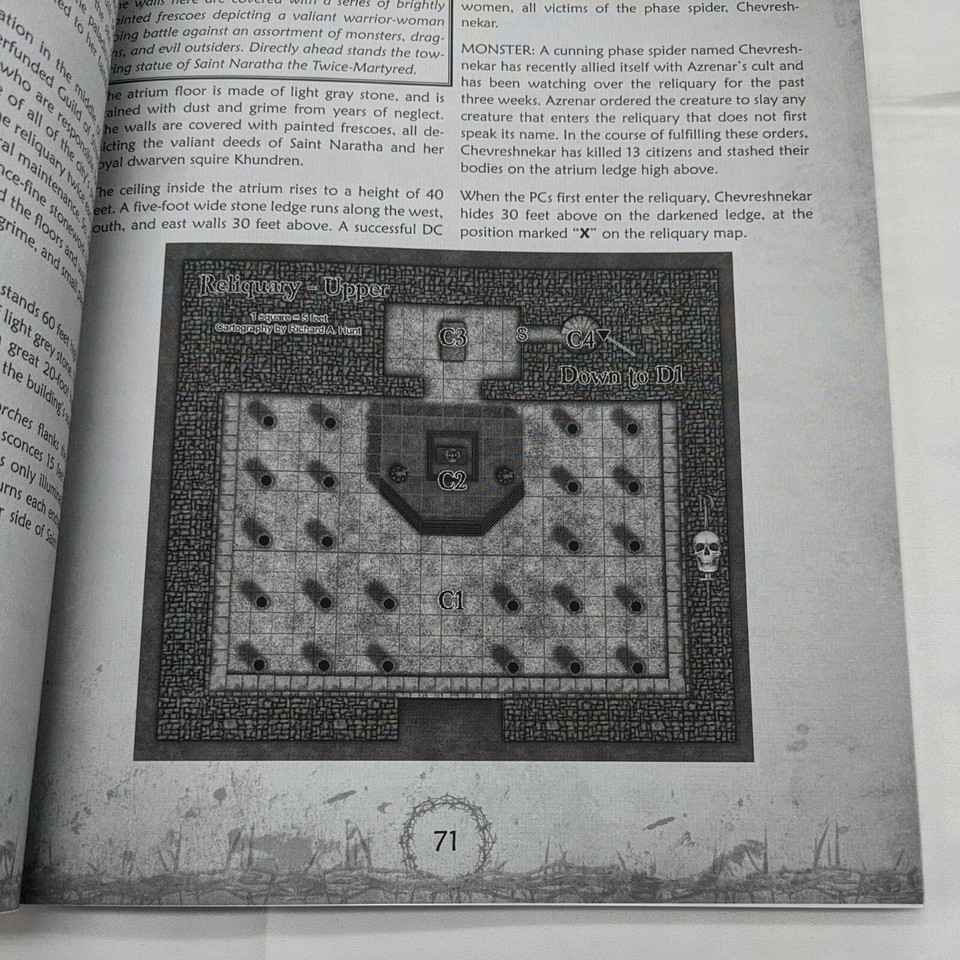 Pathfinder Paizo The Reaping Stone Deluxe Adventure RPG Guide Book For ...