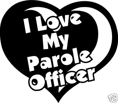 "I Love My Parole Officer" Decal/Sticker - Funny/Joke - FREE Same Day ...