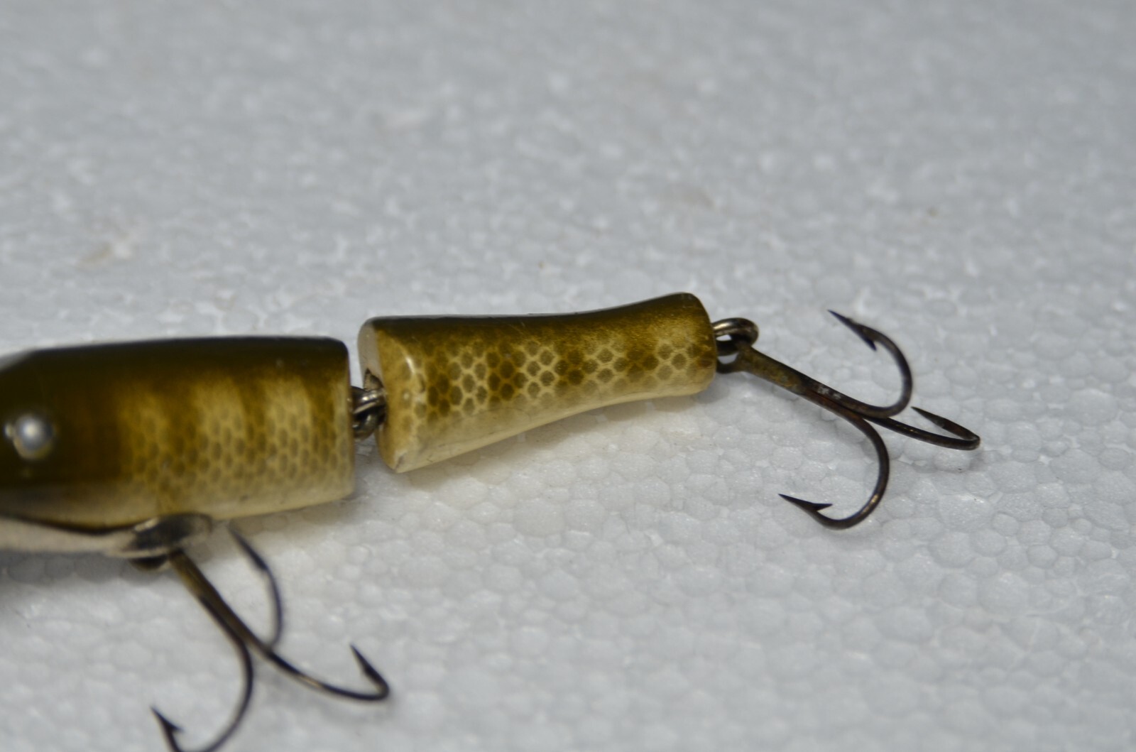 Vtg Fishing Lure Paw Paw Jointed Minnow Pike Tackle Antique Plastic ...