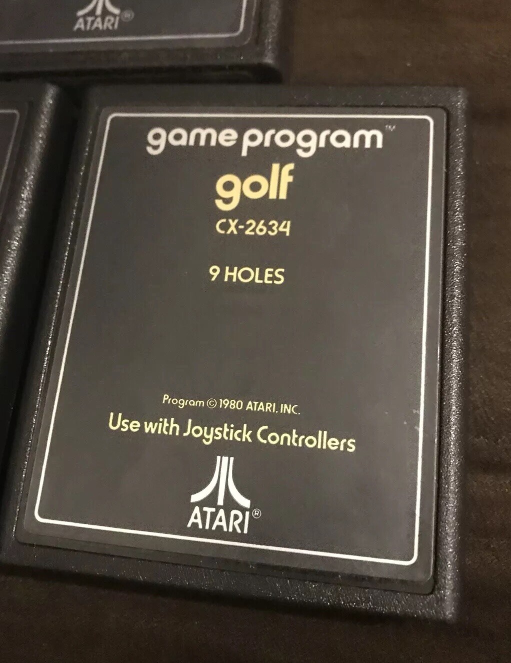 Atari 2600 Video Game Program Cartridge 4 Bundle Lot-Outlaw, Golf ...