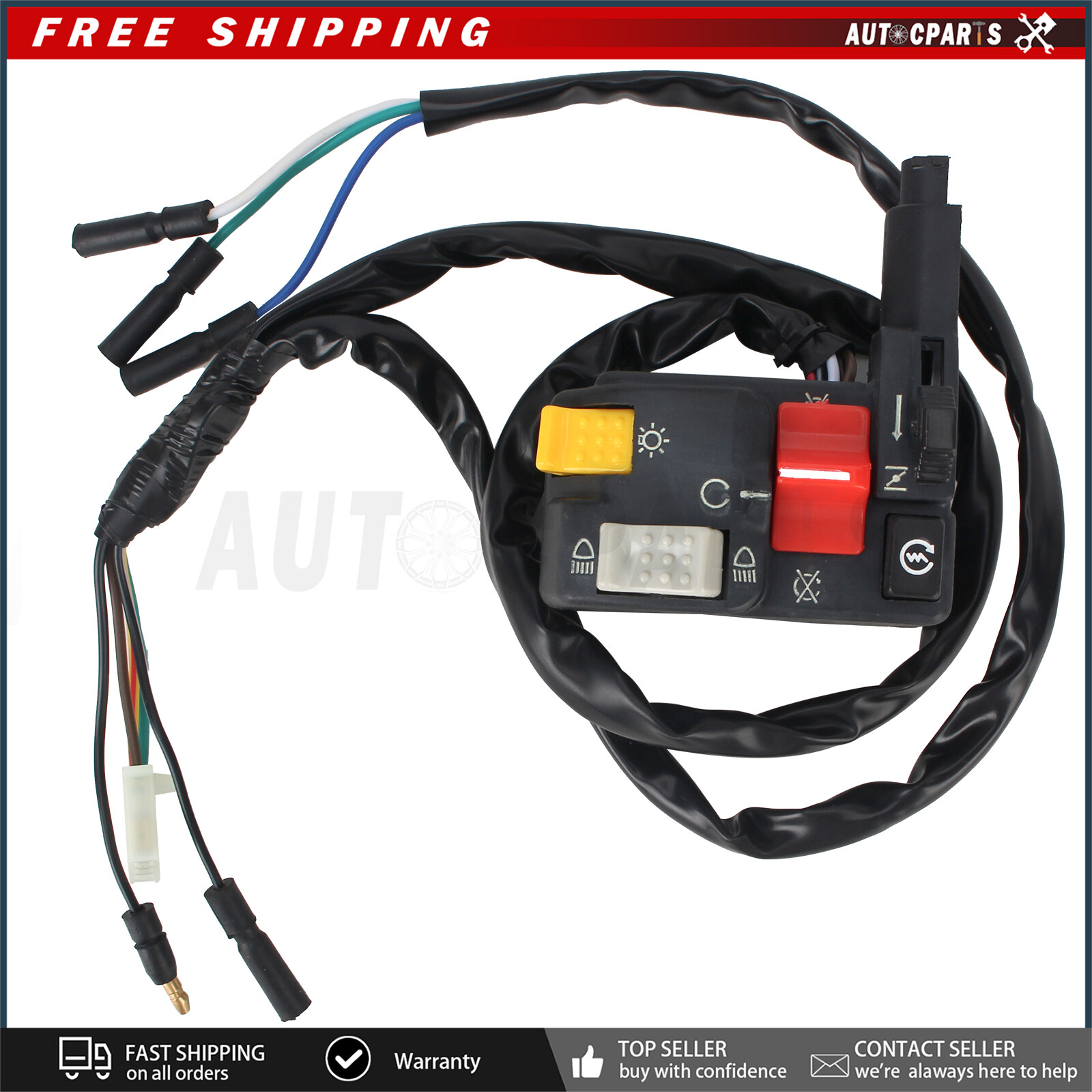Handlebar Kill Switch for Honda FourTrax 300 TRX300 35200-HM5-850 US ...