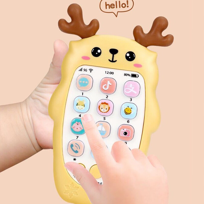 Baby Phone Toys Music Voice Toy Early Educational Learning Machine Baby ...