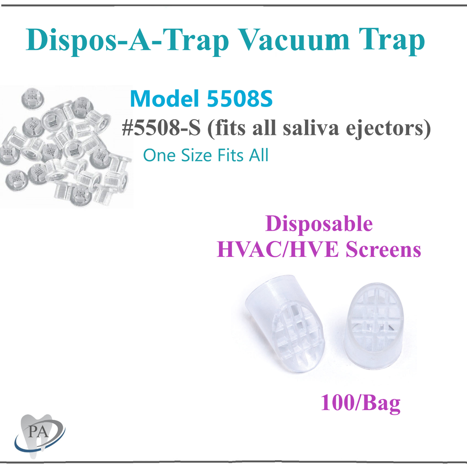 Dental Dispos-A-Trap Vacuum Trap #5500, #5503, #5512 Disposable ...