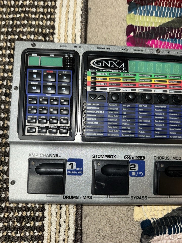 DigiTech GNX4 Guitar Workstation Multi-Effects Guitar Effect Pedal ...