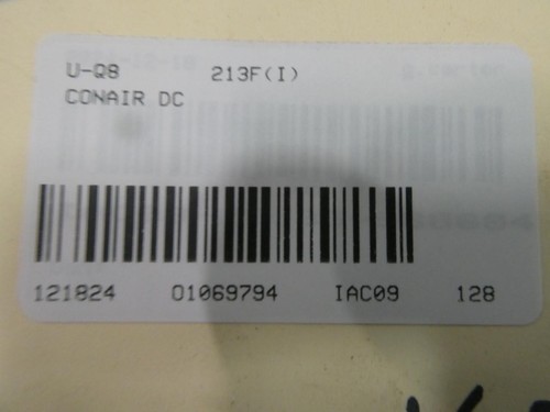 Conair DC Vacuum Dust Collector 115v-ac 1ph | eBay