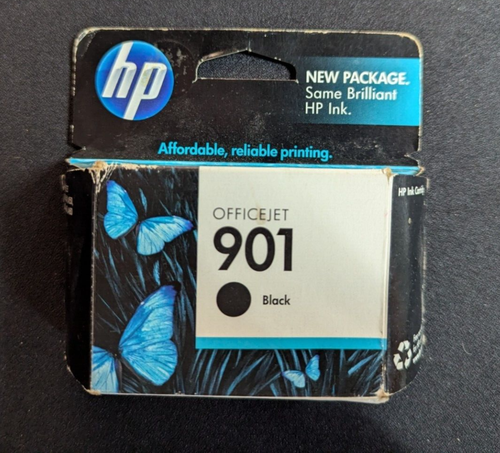 New Genuine HP 901 Black Printer Ink Cartridge CC653AN SEALED Option ...