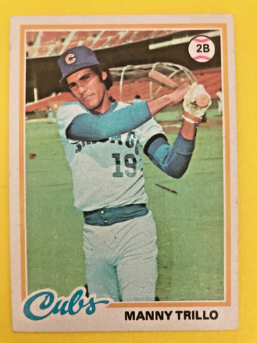 1978 TOPPS #123 MANNY TRILLO CHICAGO CUBS 042023 | eBay