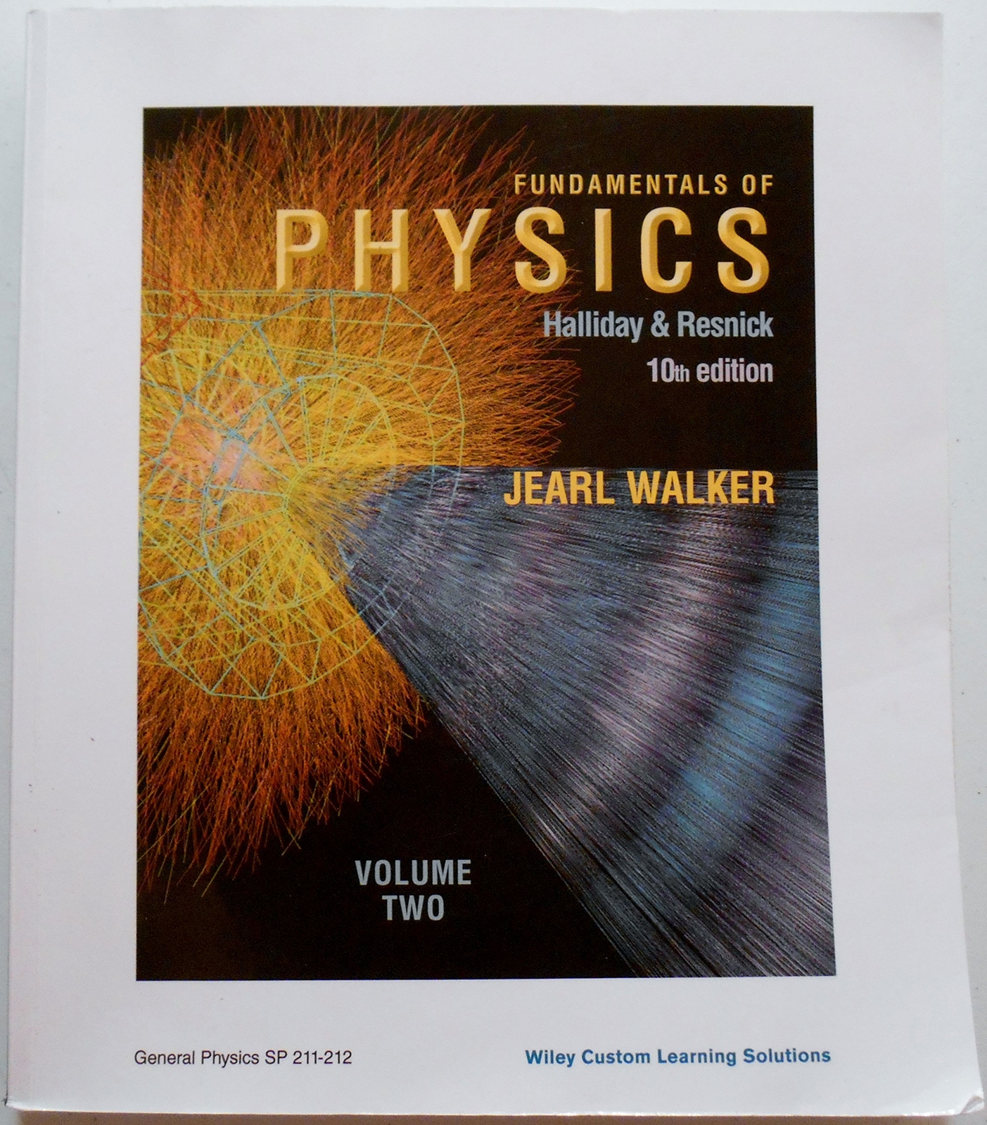 Fundamentals of Physics Volume 2 Custom 10th Edition for General ...