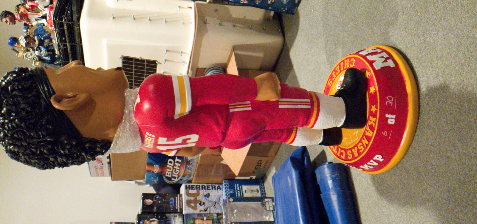 3 Foot 2018 MVP Mahomes Bobblehead | eBay