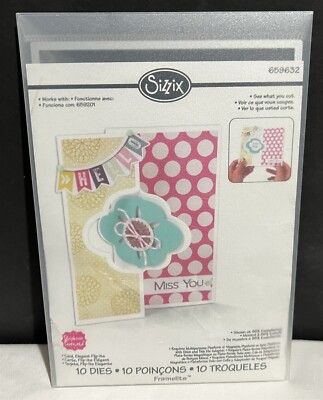 Sizzix ELEGANT CARD FLIP ITS Stephanie Barnard Card Making Dies Rare | eBay