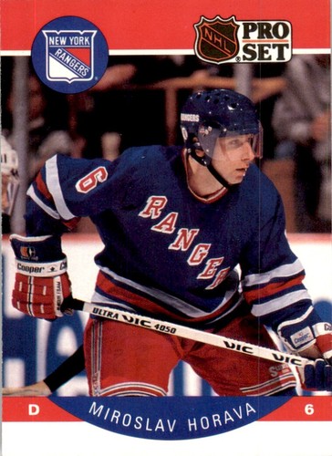 Miloslav Horava 1990-91 Pro Set #198B New York Rangers | eBay