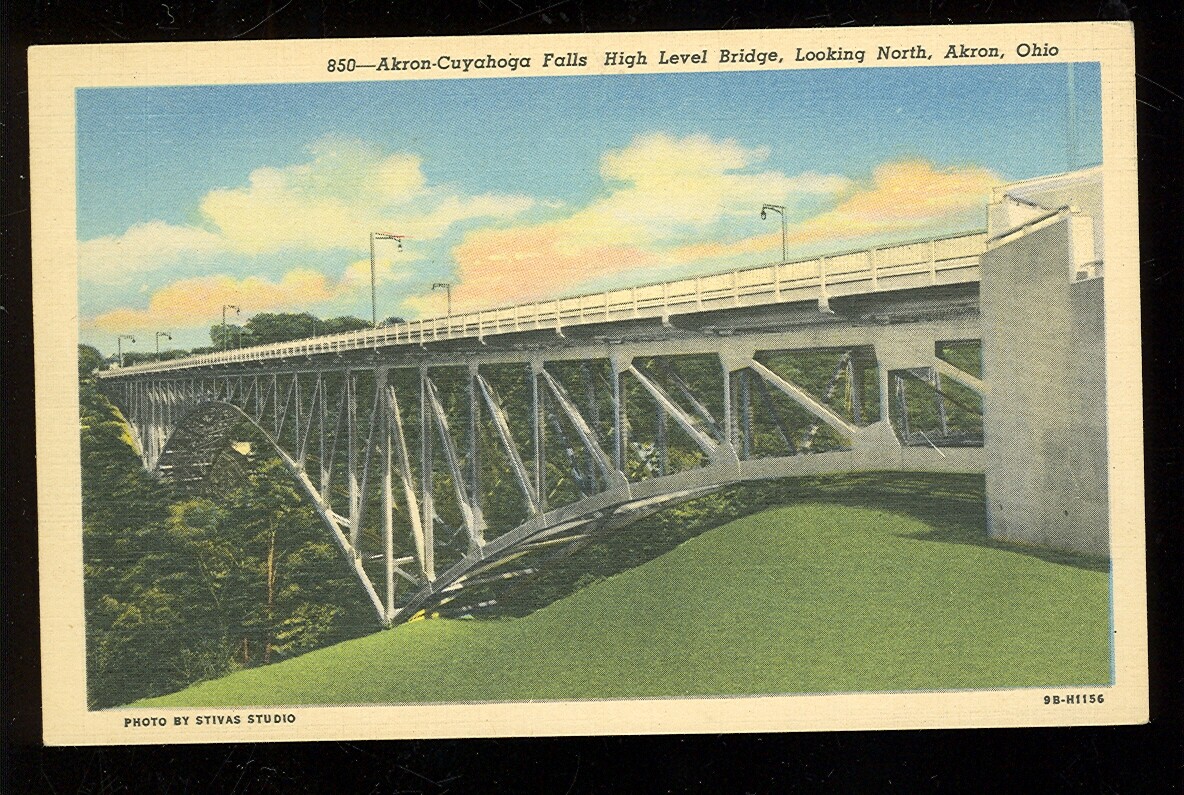 Akron, Ohio, High Level Bridge (AkronOH37 | eBay
