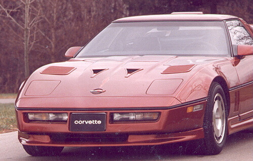 1984-1990 C4 Corvette Front Phase II Spoiler ACI Truflex Fiberglass ...