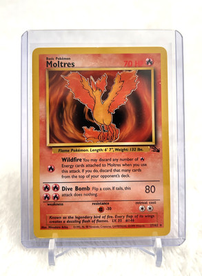 Moltres 27/62 1st Edition Fossil Set Rare Non-Holo Pokemon Card | eBay