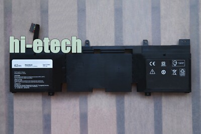 New N1WM4 62Wh Laptop Battery for Alienware R2 13.3" Series 2VMGK P56G ...