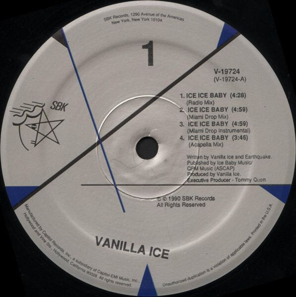 Vanilla Ice Ice Ice Baby Album Vanilla Ice Ice Ice Baby (Official
