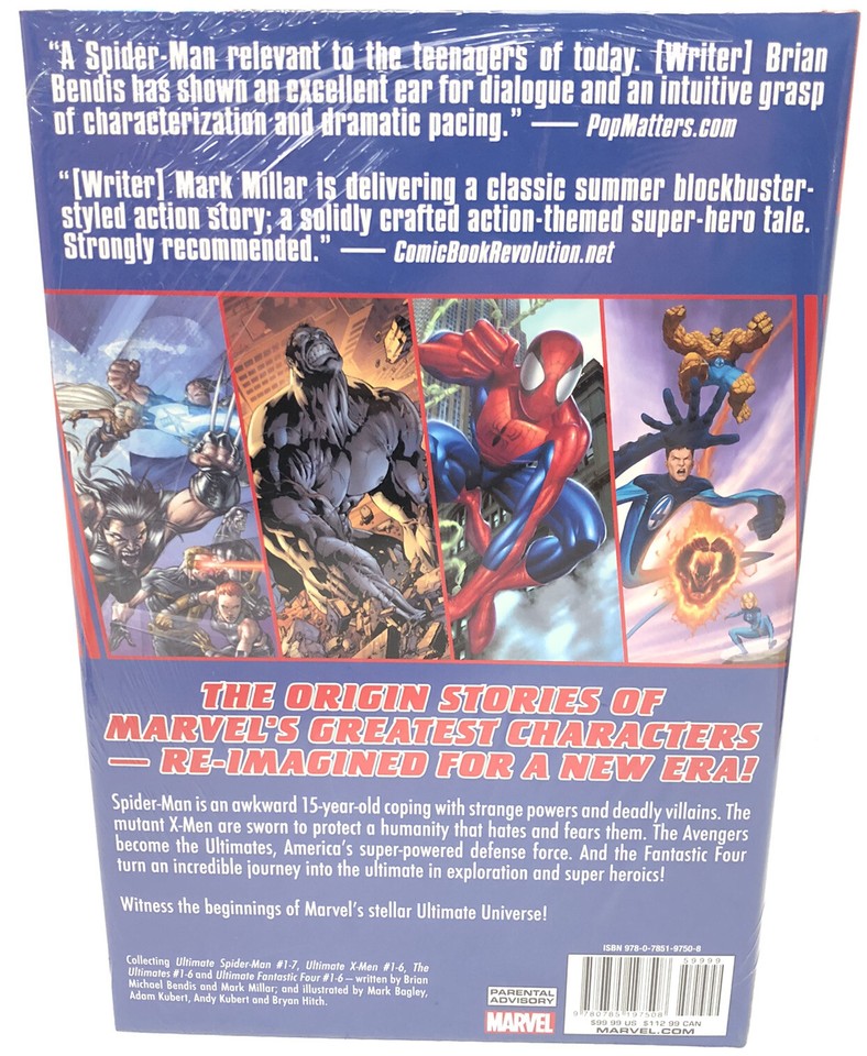 Ultimate Marvel Omnibus Spider-Man X-Men FF Marvel Comics HC Hard Cover ...