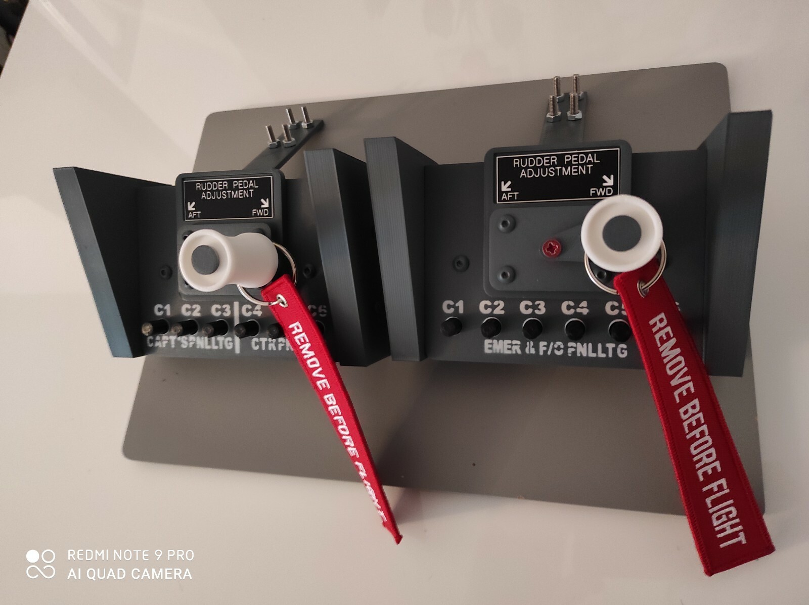 Boeing 737 style Rudder Pedal Adjustment for flight simulation Cockpit ...