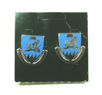 15th Military Intelligence Battalion, unit crest, DI, DUI, G-23, set of ...