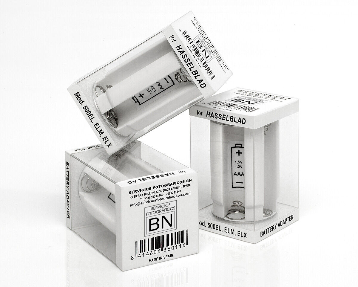 HASSELBLAD BATTERY ADAPTER 500 EL / ELM / ELX - 6V (5 Batteries 1.2V/1 ...
