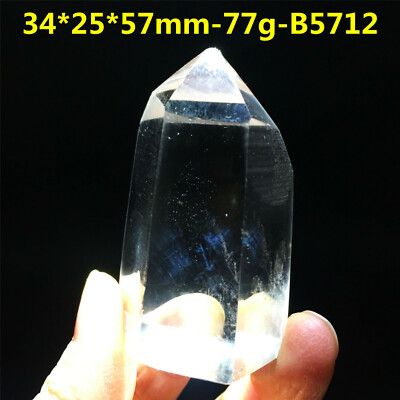 B5712-77g RARE NATURAL BLUE "Angel Feathers" QUARTZ CRYSTAL POINT ...