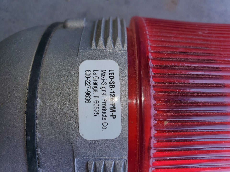 Maxi Signal LED-SB-120-PM-P RED | eBay