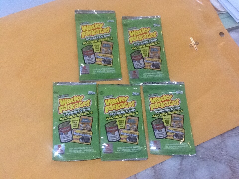 2 Topps 2006 Wacky Packages Series 4 PACKS /5 Parody Cards 1 gum | eBay