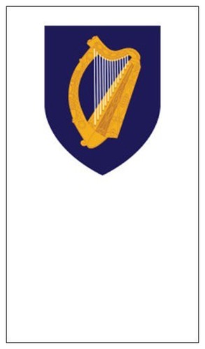 Ireland Irish Clan Harp Crest Heraldry Business Invitation Gift Card ...