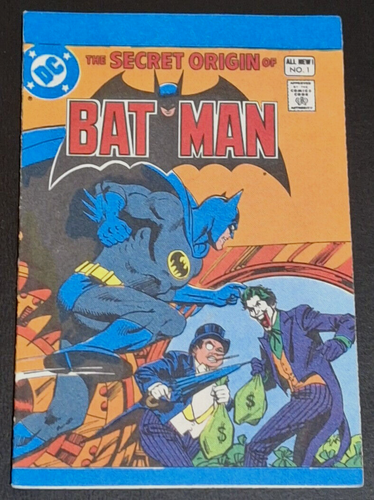 1980 DC THE SECRET ORIGIN OF BATMAN #1 VF/NM MINI COMIC BOOK LEAF CANDY ...