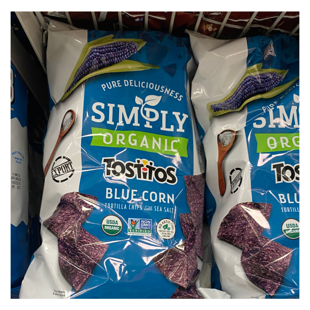 Blue Corn Tortilla Chips 4+ Thousand Blue Corn Chips Royalty Free