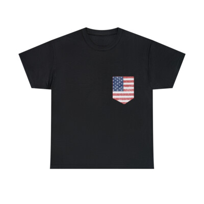 US Pocket Flag Patriotic Graphic Tee Shirt, S-5XL | eBay