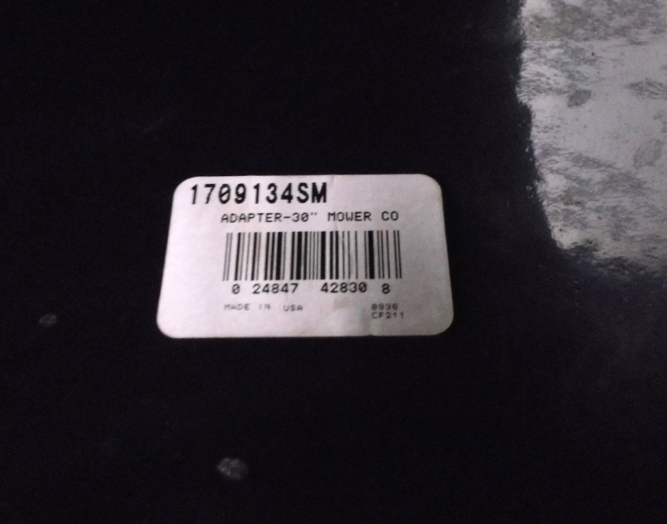 SIMPLICITY GRASS BAGGER MOUNTING TUBE FOR 30" RIDING LAWN MOWER ...