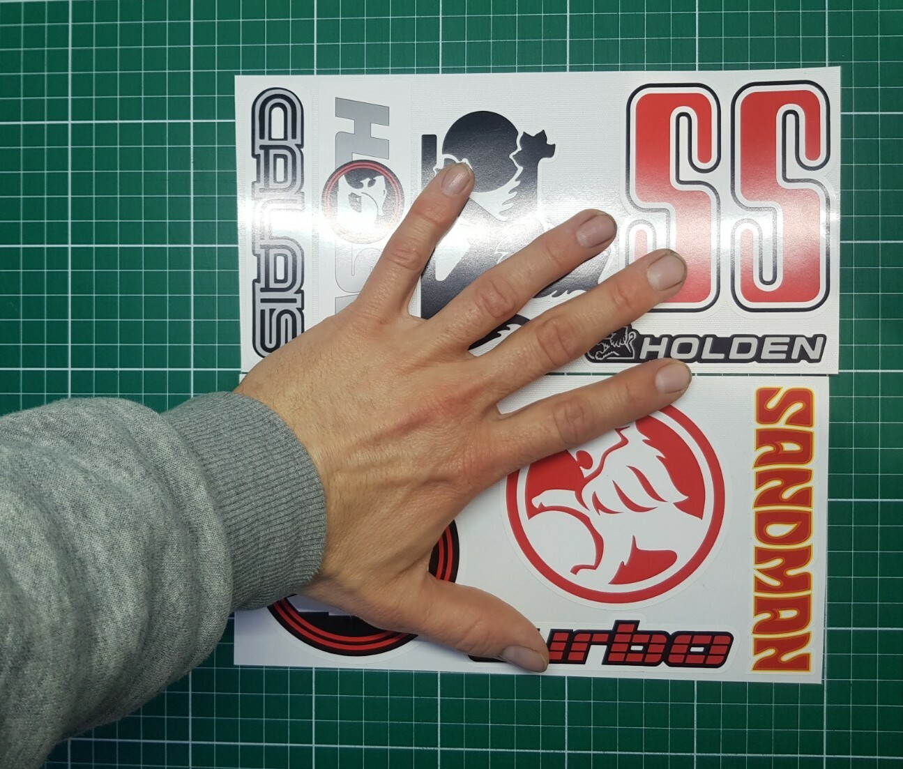 HOLDEN Turbo SS SANDMAN CALAIS HSV Stickers decals X 10, Tool Box Man ...