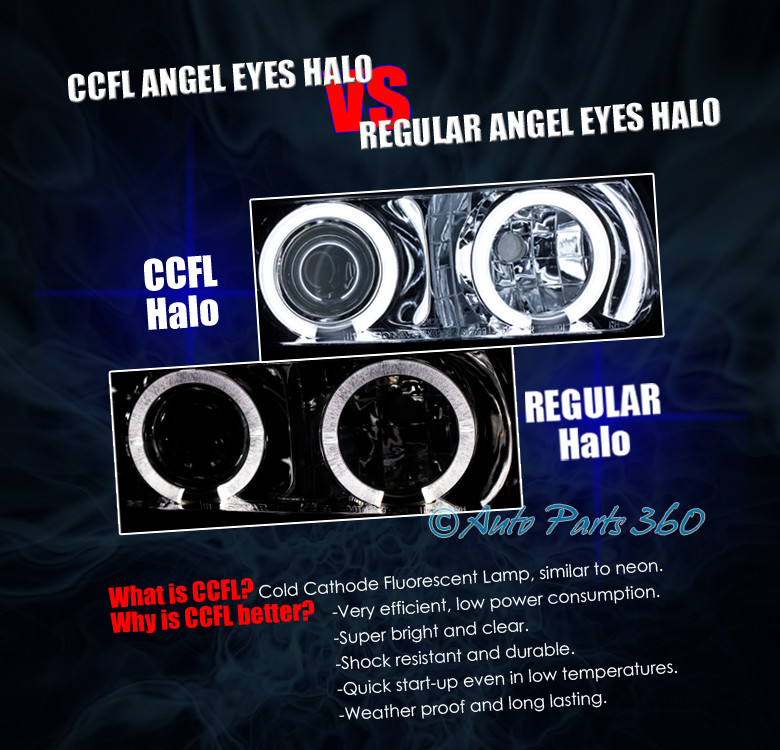 FOR 05-06 ACURA RSX CCFL HALO LED BLACK PROJECTOR HEADLIGHTS LAMP W/8K XENON HID | eBay