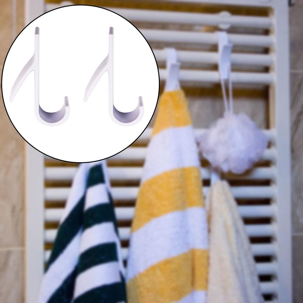 4pcs Hanger for Heated Towel Radiator Rail Bath Hook Drying Rack Holder ...