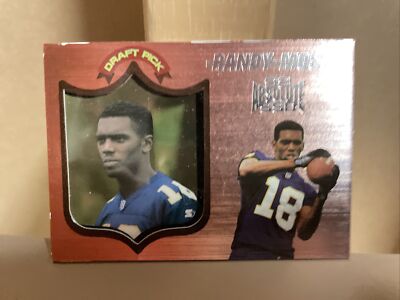 1998 Playoff Absolute SSD Randy Moss Draft Pick Rookie RC #40 Minnesota ...