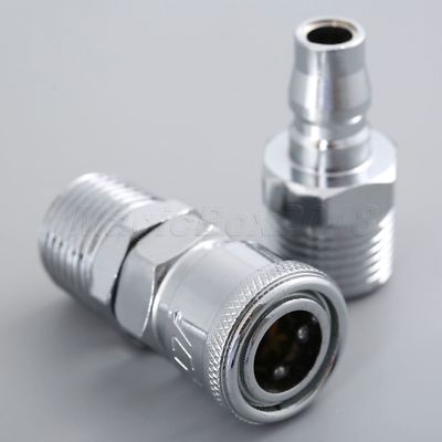 Male Quick Release Compressed Air Line Coupler Connector Fitting 1/2 ...