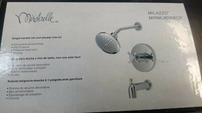 Mirabelle MIRRI8030ECP Rigi Tub & Shower Trim Kit Polished Chrome | eBay