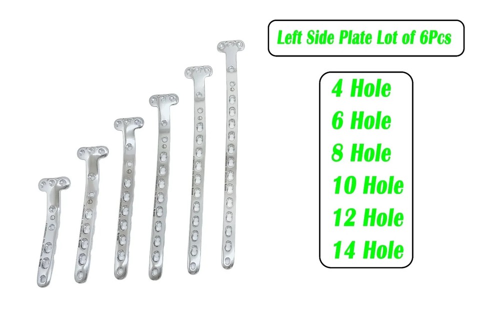Medial Proximal Tibia Plate (3.5mm) with Set of 12pcs (L6/R6 ...