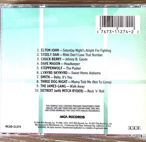MCA Records Classic Rock Volume 1 & 2 CD 1988 | eBay