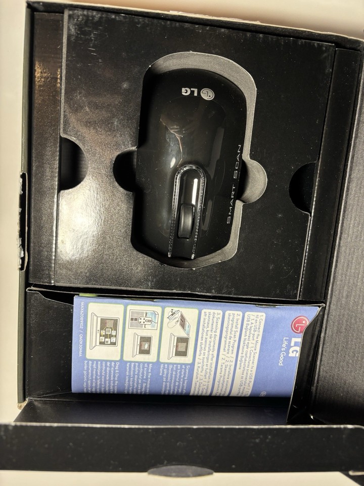 LG LSM-100 Mouse Scanner For Mac/Windows XP/7 New Sealed | eBay